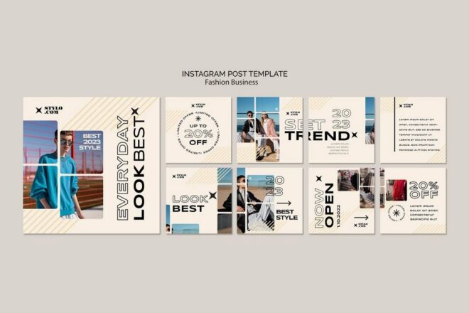 70+ Top Instagram Grid Template PSDs for 2024 - Theme Junkie