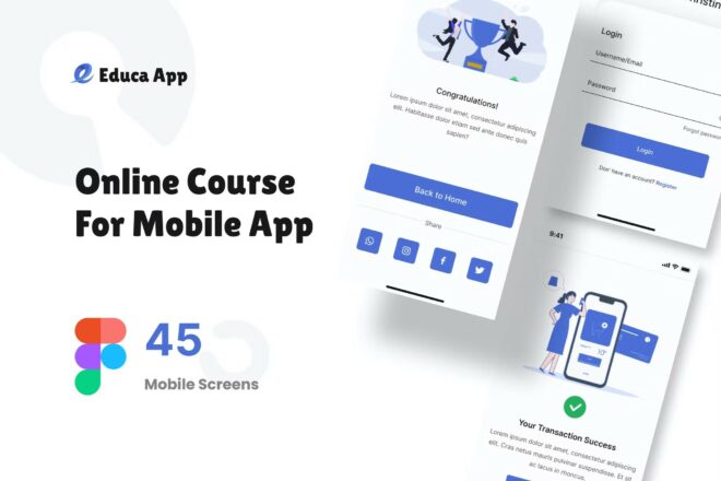 30+ Best Figma App Templates (Mobile & iOS Figma Templates) - Theme Junkie