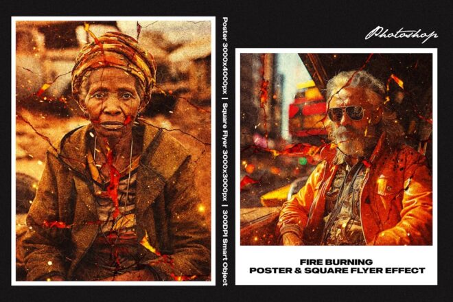 25+ Best Fire Effect Photoshop Techniques for Blazing Graphics - Theme ...