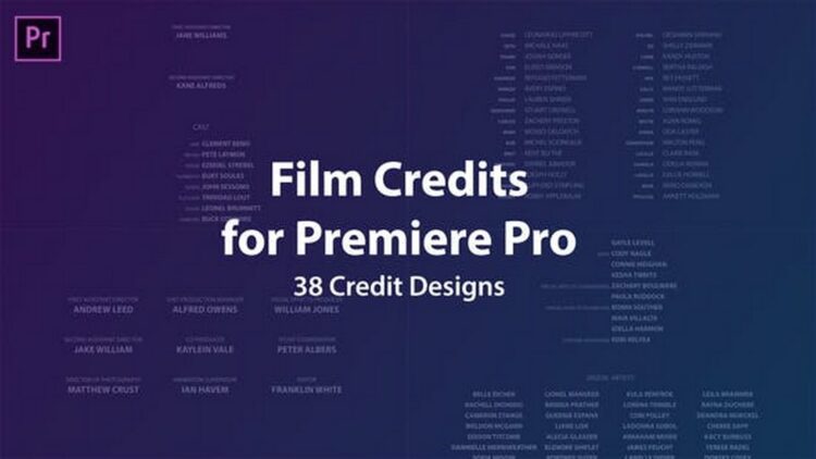 35+ Best Premiere Pro End Credits Templates (Free + Pro) 2025 - Theme ...