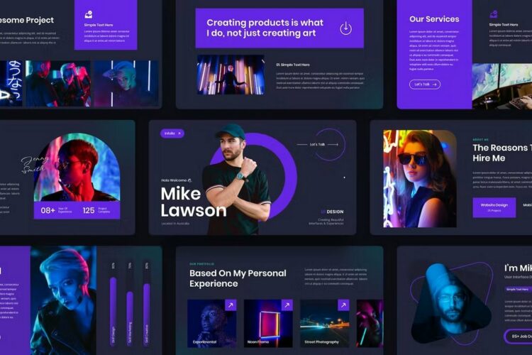 25+ Best Google Slides Portfolio Templates in 2025 - Theme Junkie