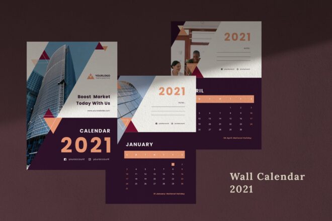 35+ Template Kalender InDesign Terbaik untuk 2024 - desainae.com