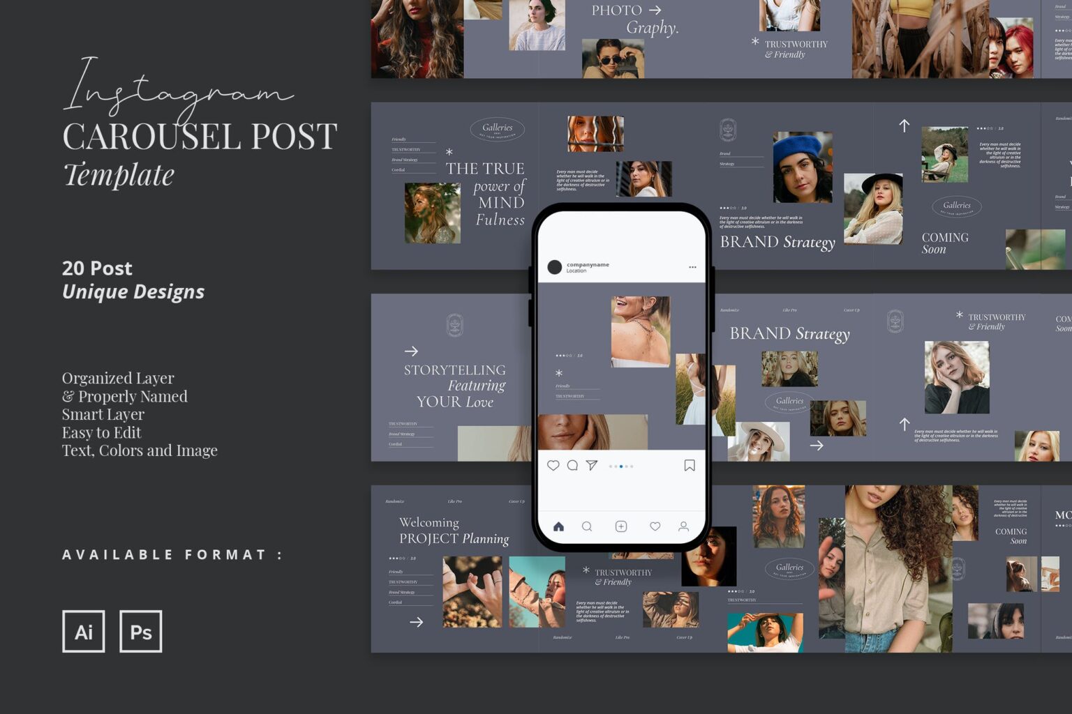 25+ Best Instagram Carousel Templates (+ Carousel Examples) - Theme Junkie
