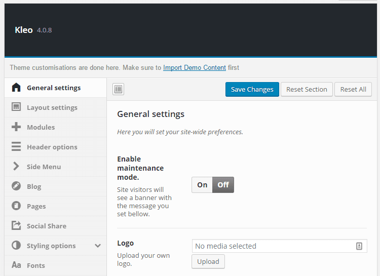 Tema WordPress Kleo - desainae.com
