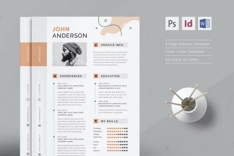 40+ Best Resume & CV Templates for Web and Graphic Designers - Theme Junkie