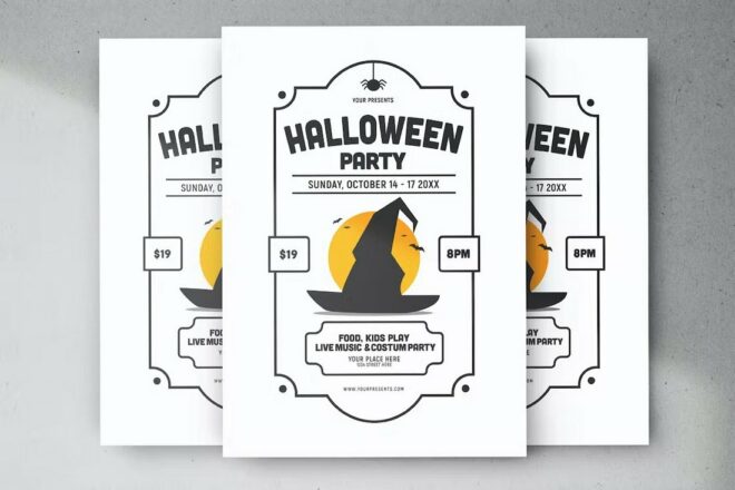 20+ Best Halloween Poster & Flyer Templates (Free & Pro) - Theme Junkie