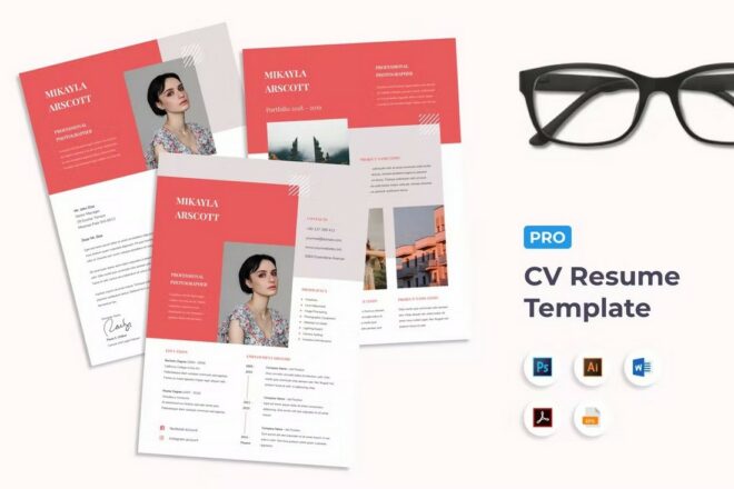 40+ Best Resume & CV Templates for Web and Graphic Designers - Theme Junkie