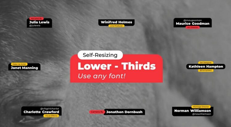 40+ Best Free After Effects Lower Thirds Templates (2025) - Theme Junkie