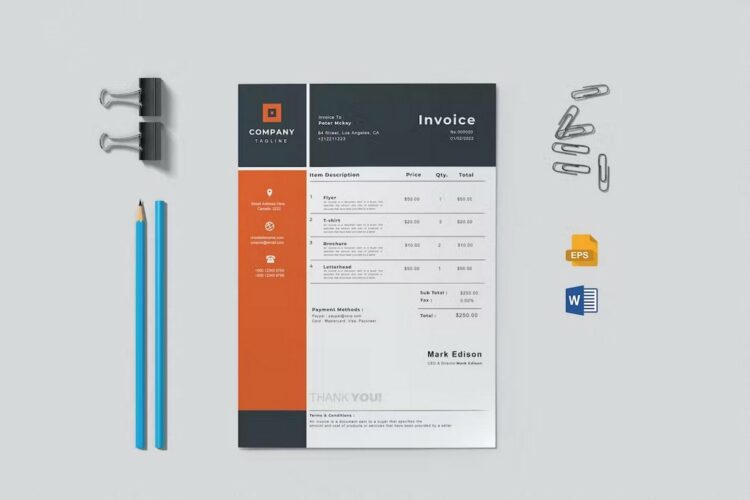 40+ Best Invoice Templates for Word (Get Paid Quickly) 2025 - Theme Junkie