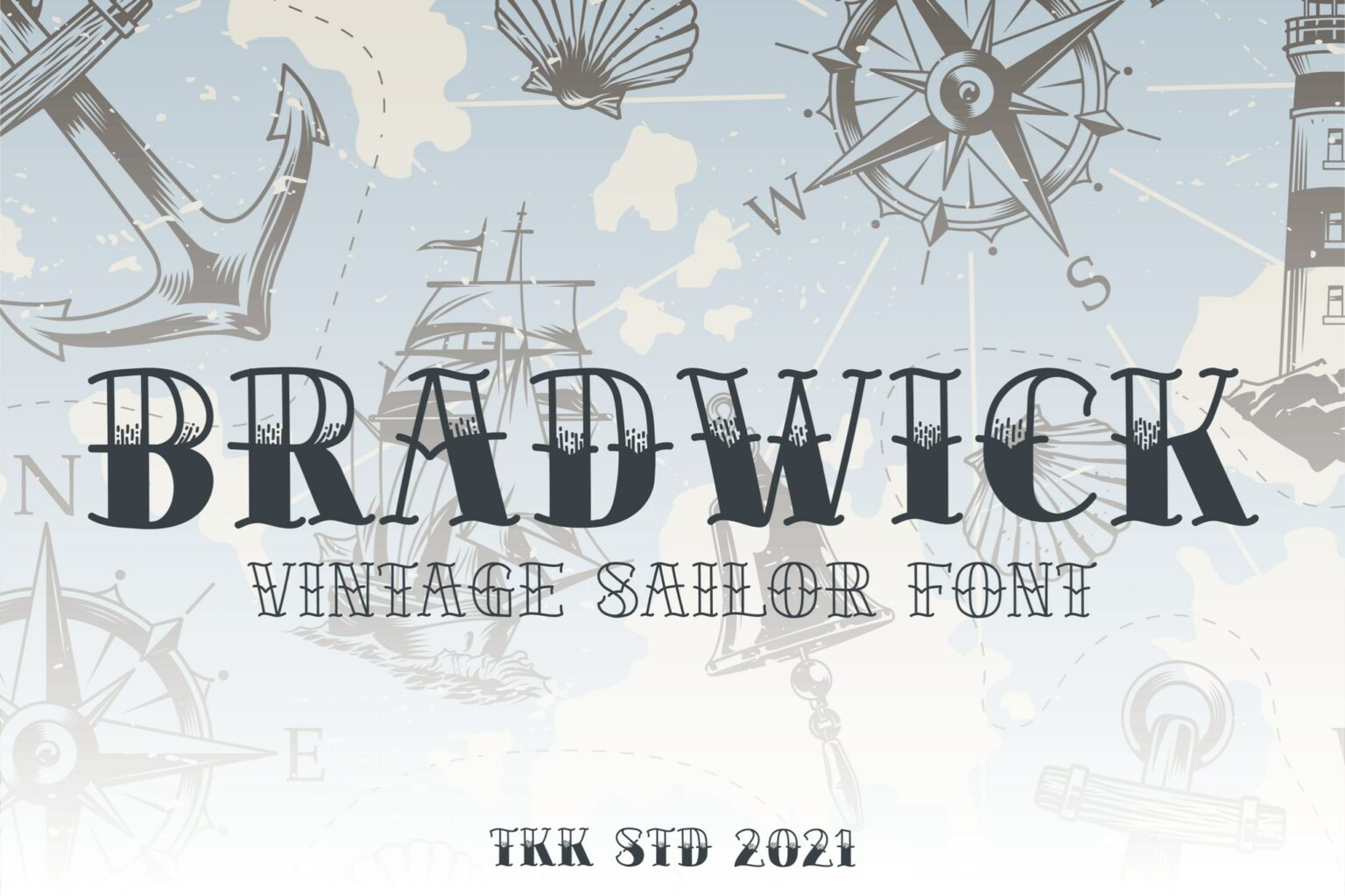 30+ Best Nautical Fonts (Sea Fonts, Nautical Script Fonts + More) 2025 ...