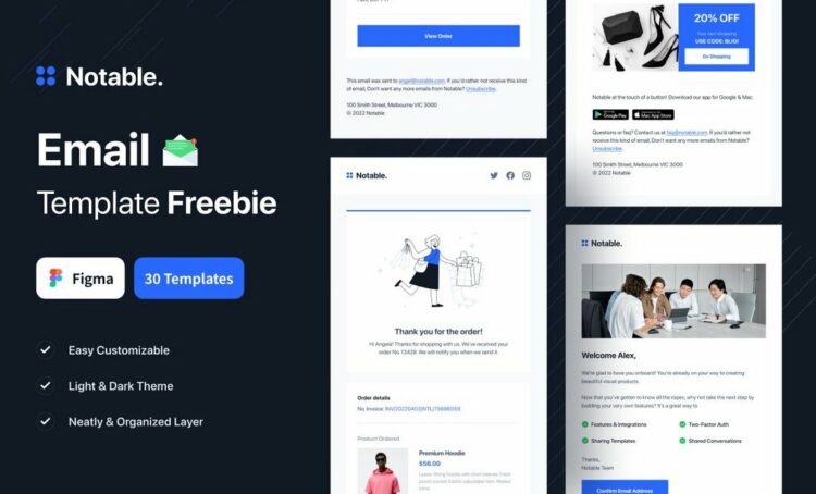 25+ Best Figma Email Templates (Figma for Email Design) - Theme Junkie