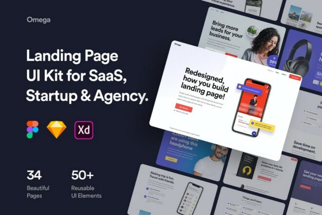 30+ Best Figma Landing Pages Templates, Wireframes & UI Kits - Theme Junkie