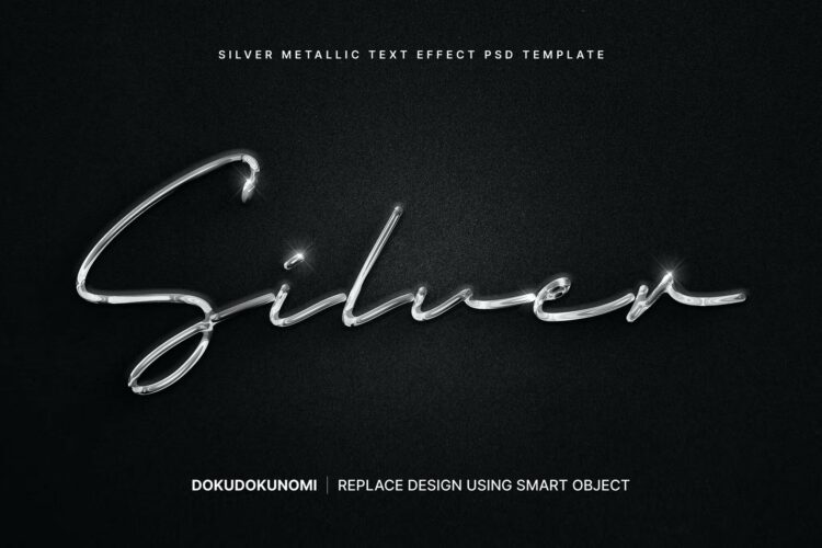 25+ Best Metallic Photoshop Effects (Metallic Text, Textures, Fonts ...