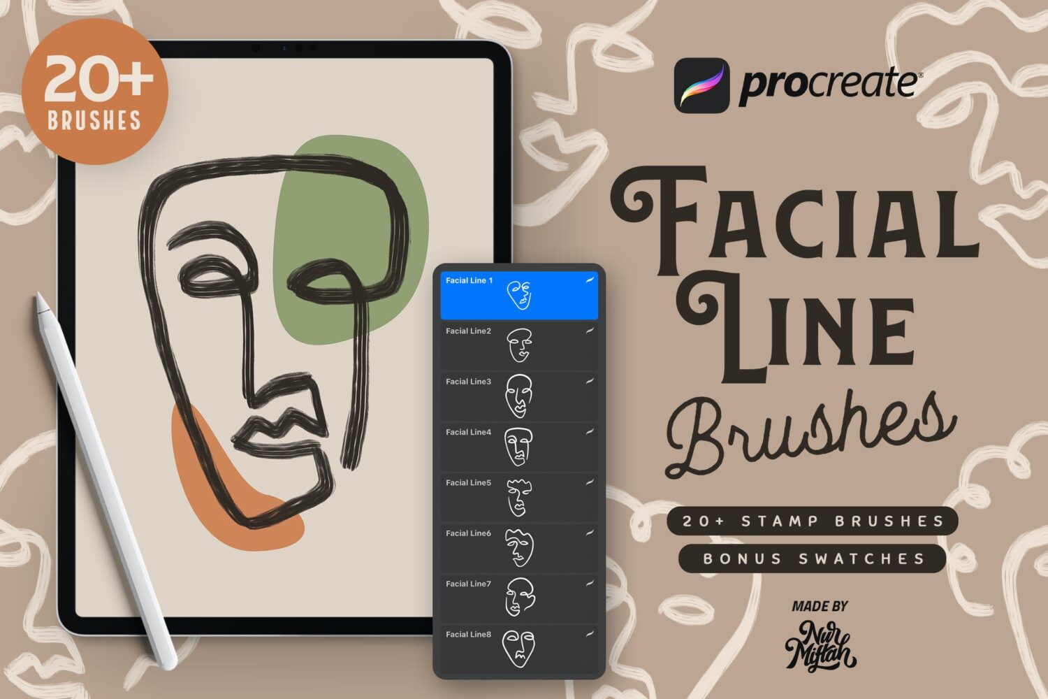 27+ Best Procreate Shape Brushes (Free & Pro) 2025 - Theme Junkie