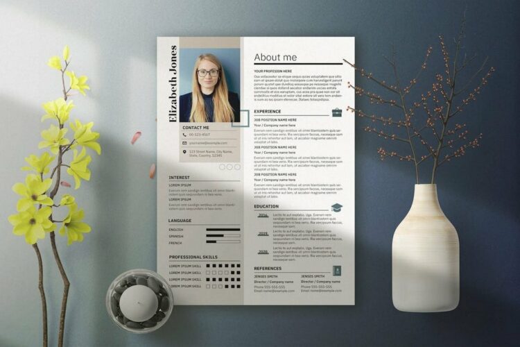 60+ Best InDesign Resume Templates (+ Free CV Templates) 2025 - Theme ...