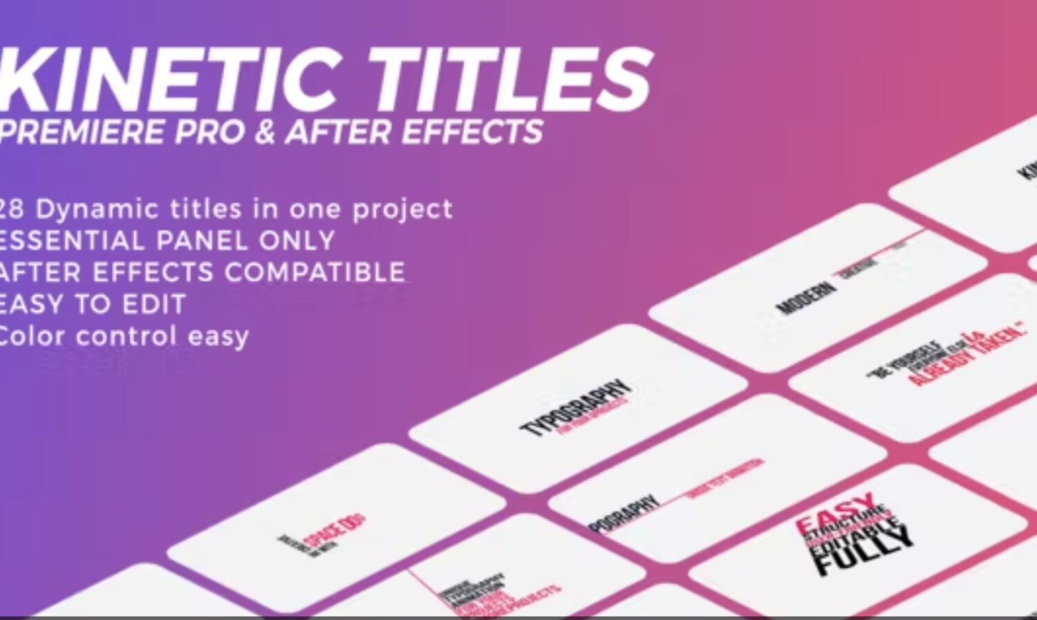 45+ Best Free Premiere Pro Templates, Add-Ons & Presets 2025 - Theme Junkie
