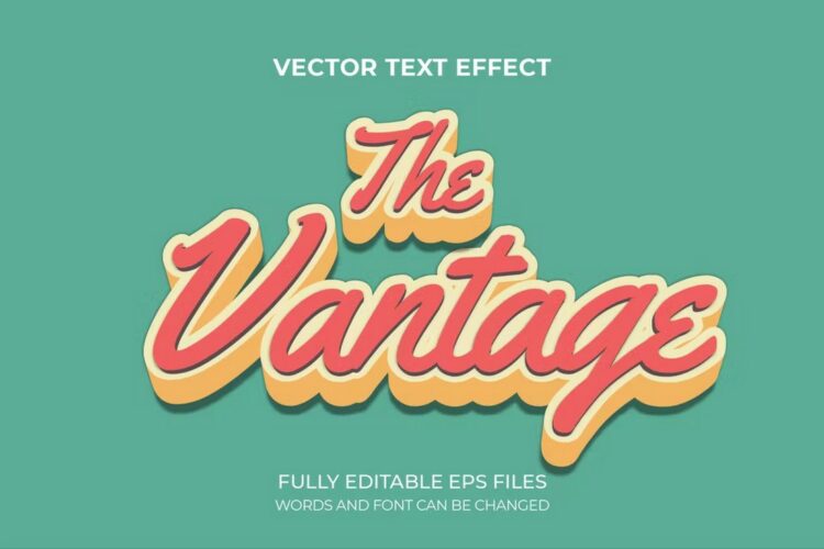 20+ Best 3D Text Effects for Adobe Illustrator - Theme Junkie