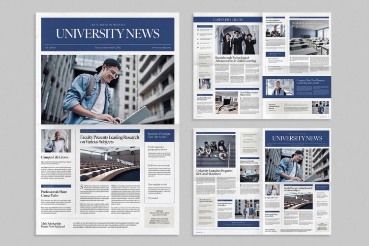 50+ Best InDesign Newsletter Templates (Free & Pro) 2025 - Theme Junkie