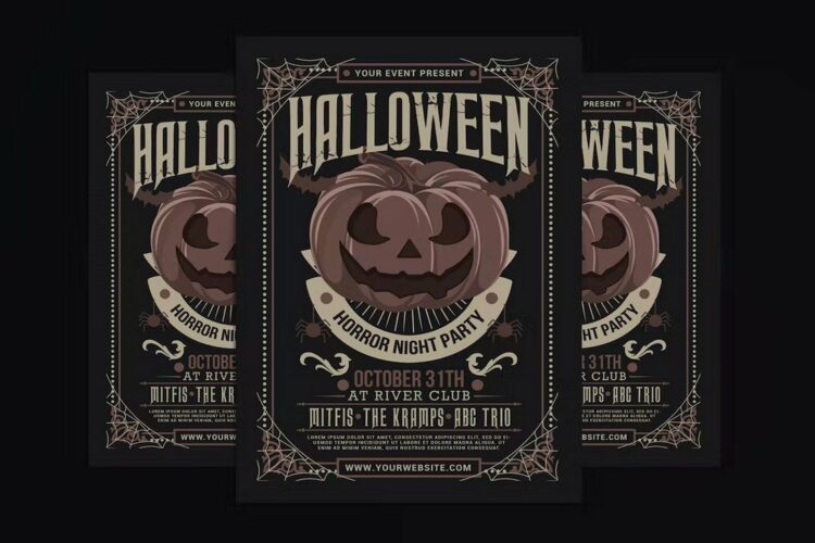 20+ Best Halloween Poster & Flyer Templates (Free & Pro) - Theme Junkie
