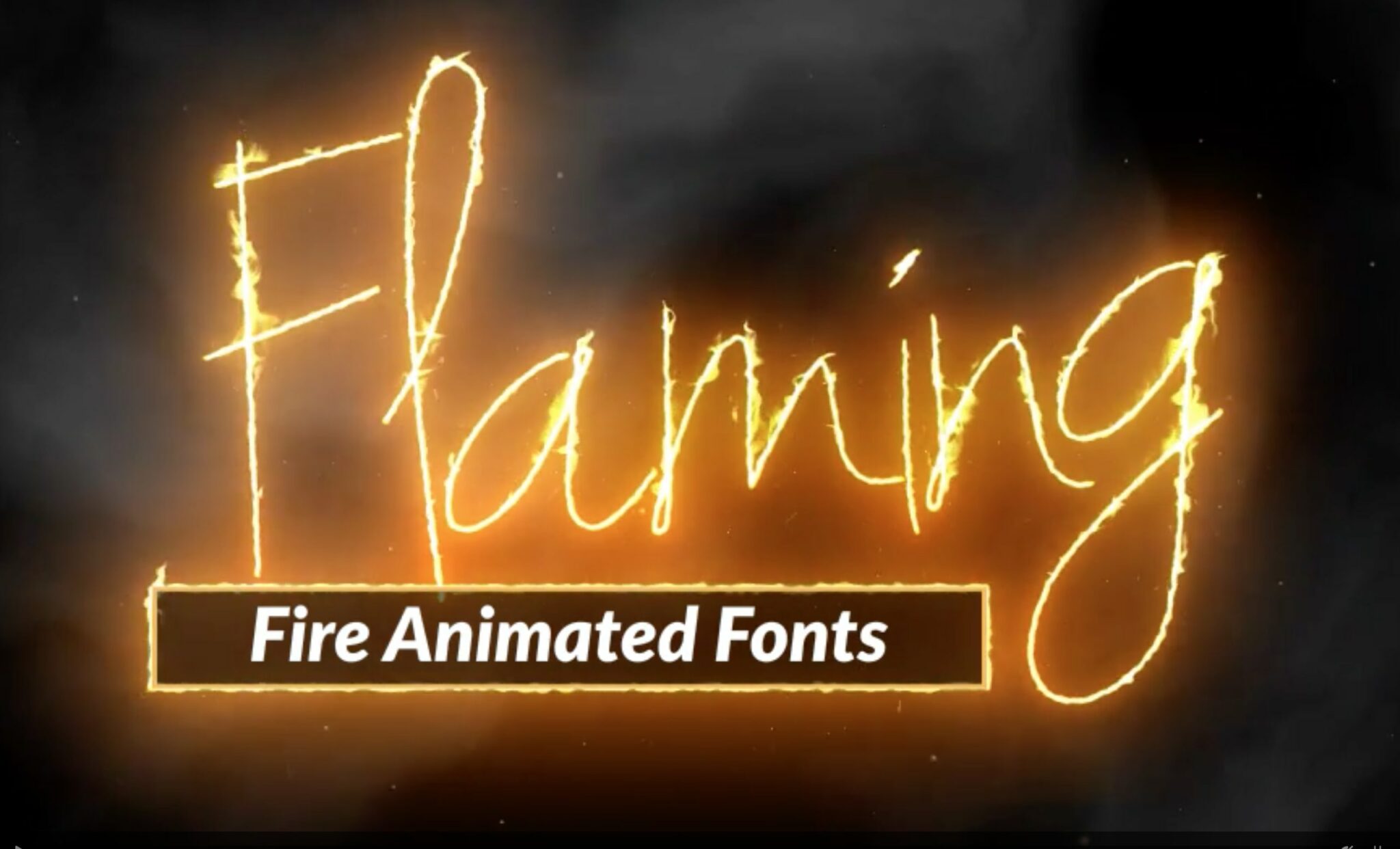 Fire Text In After Effects at Jessica Laurantus blog