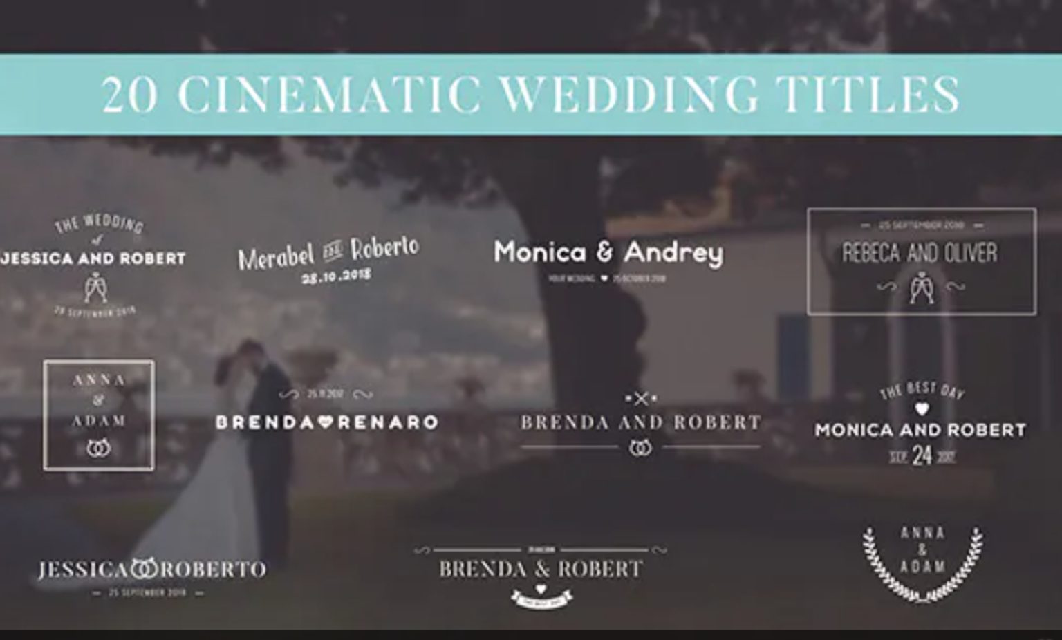 55+ Best Free After Effects Wedding Templates, Intros & Titles 2025 ...