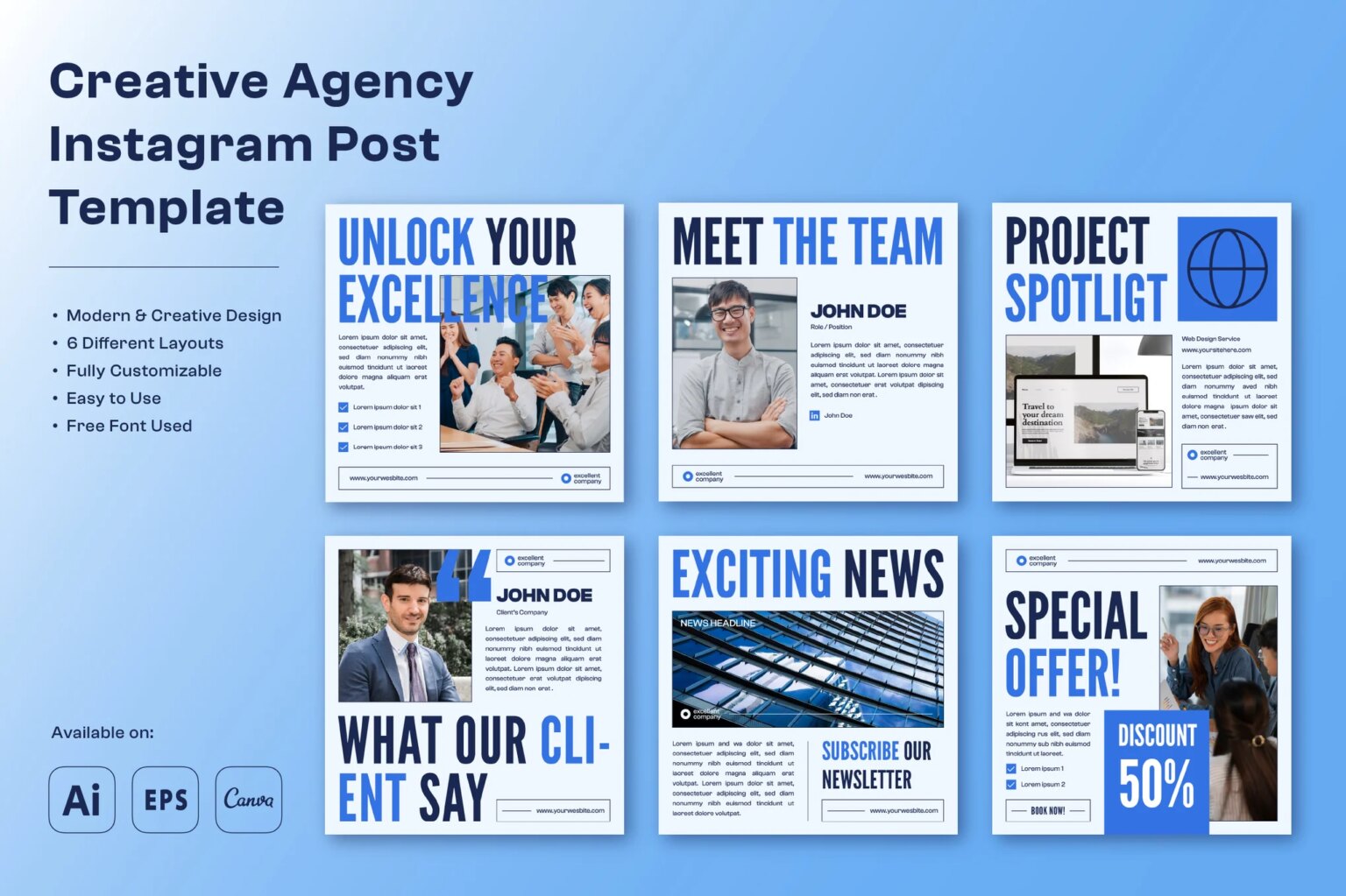 70+ Best Instagram Templates (Post, Story & Profile) 2025 - Theme Junkie