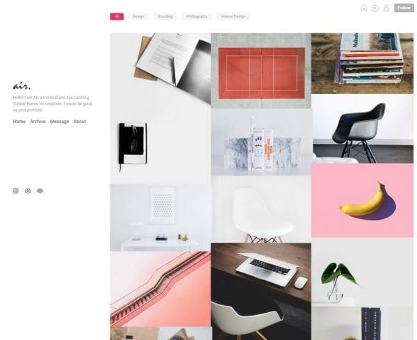 30+ Minimalist Tumblr Themes - Theme Junkie