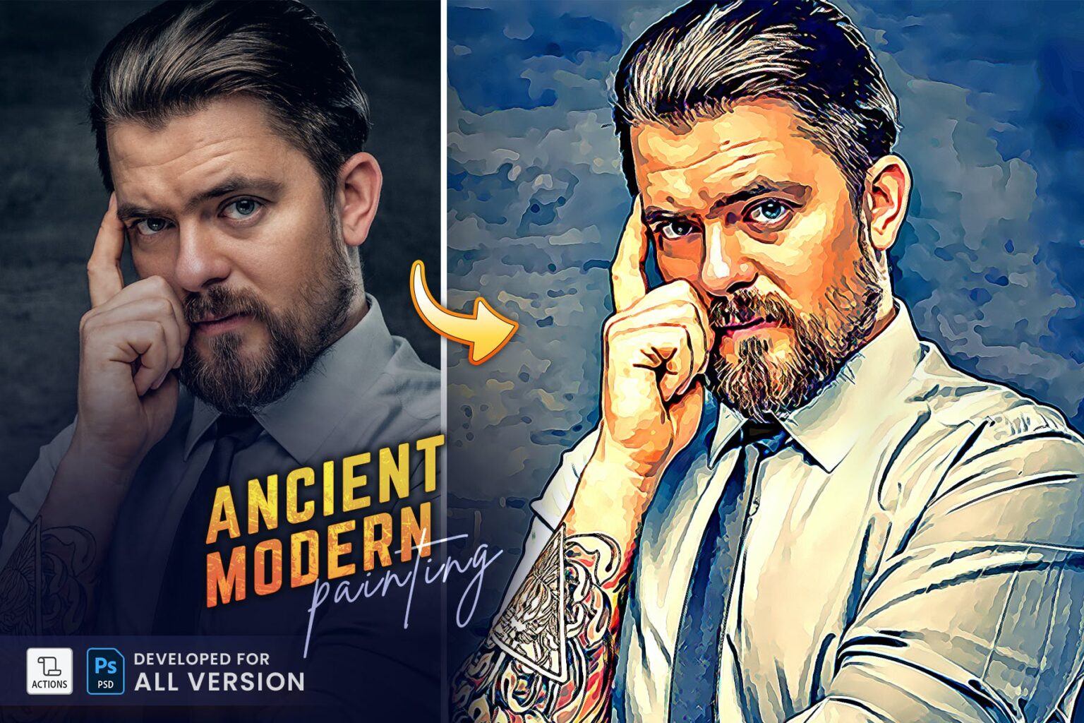 50+ Best Photoshop Painting Effects (Oil Painting Effects, Filters ...