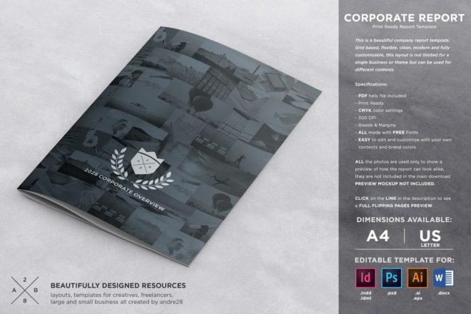 25+ Template Laporan Tahunan Terbaik (Word & InDesign) 2024 - desainae.com