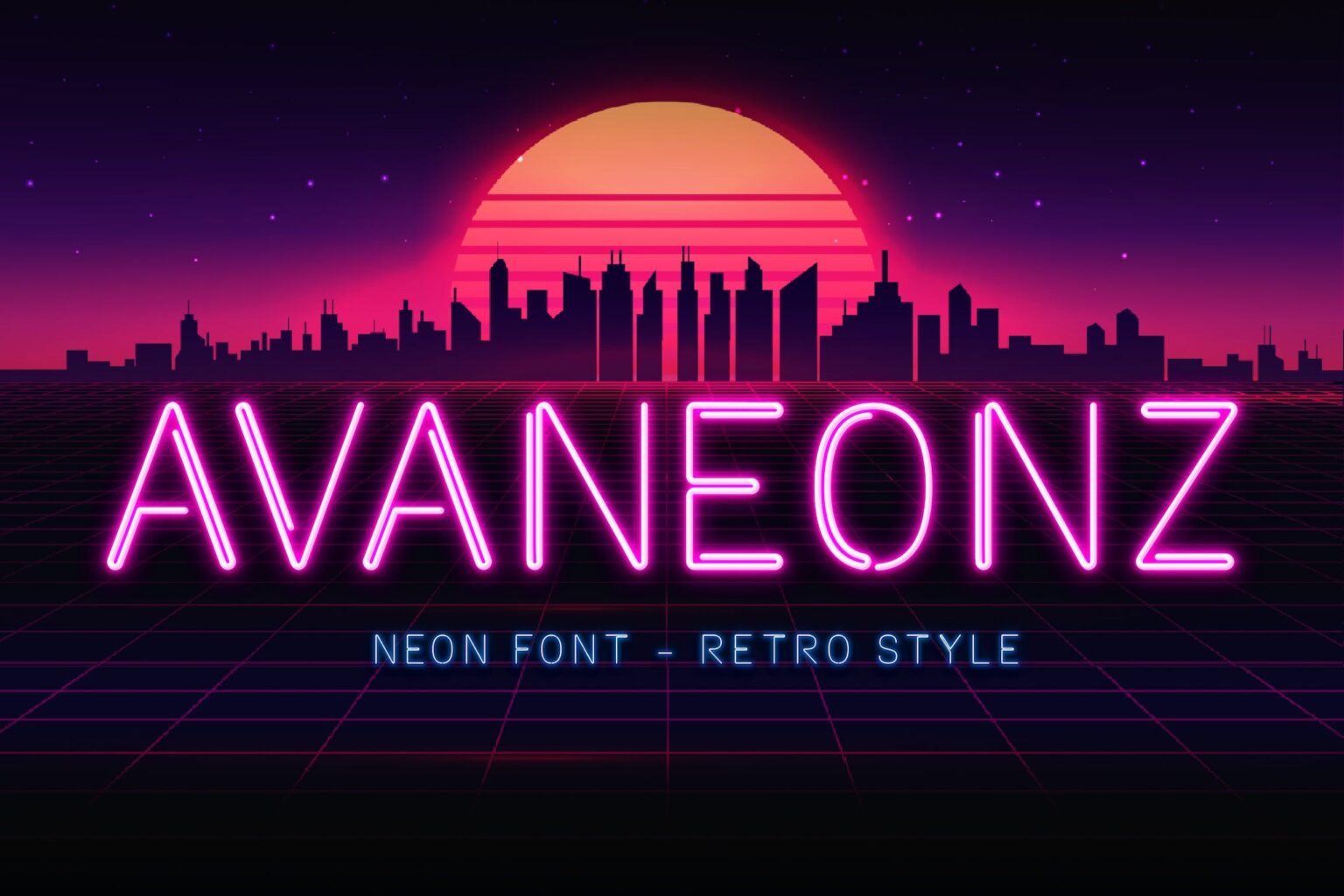 40+ Best Neon Fonts for Vibrant and Luminous Type - Theme Junkie