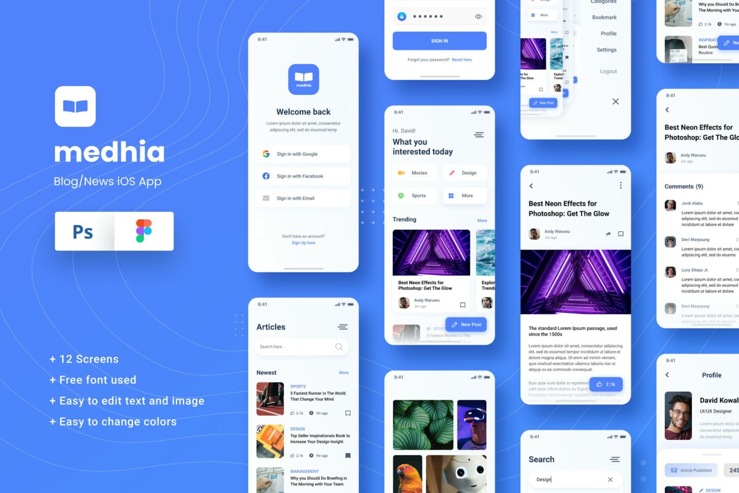 40+ Best Figma App Templates (Mobile & iOS Figma Templates) - Theme Junkie