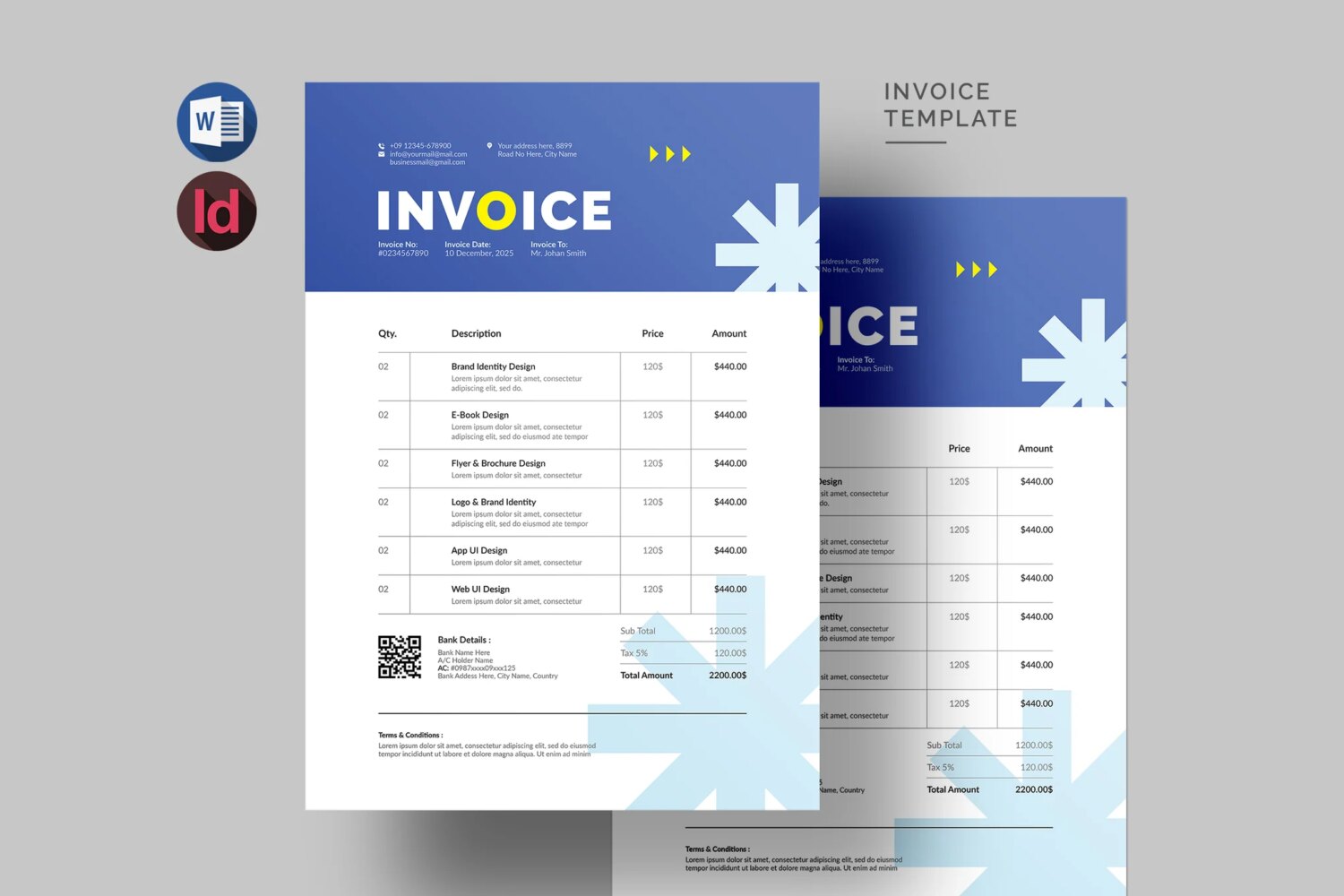 40+ Best Invoice Templates for Word (Get Paid Quickly) 2025 - Theme Junkie