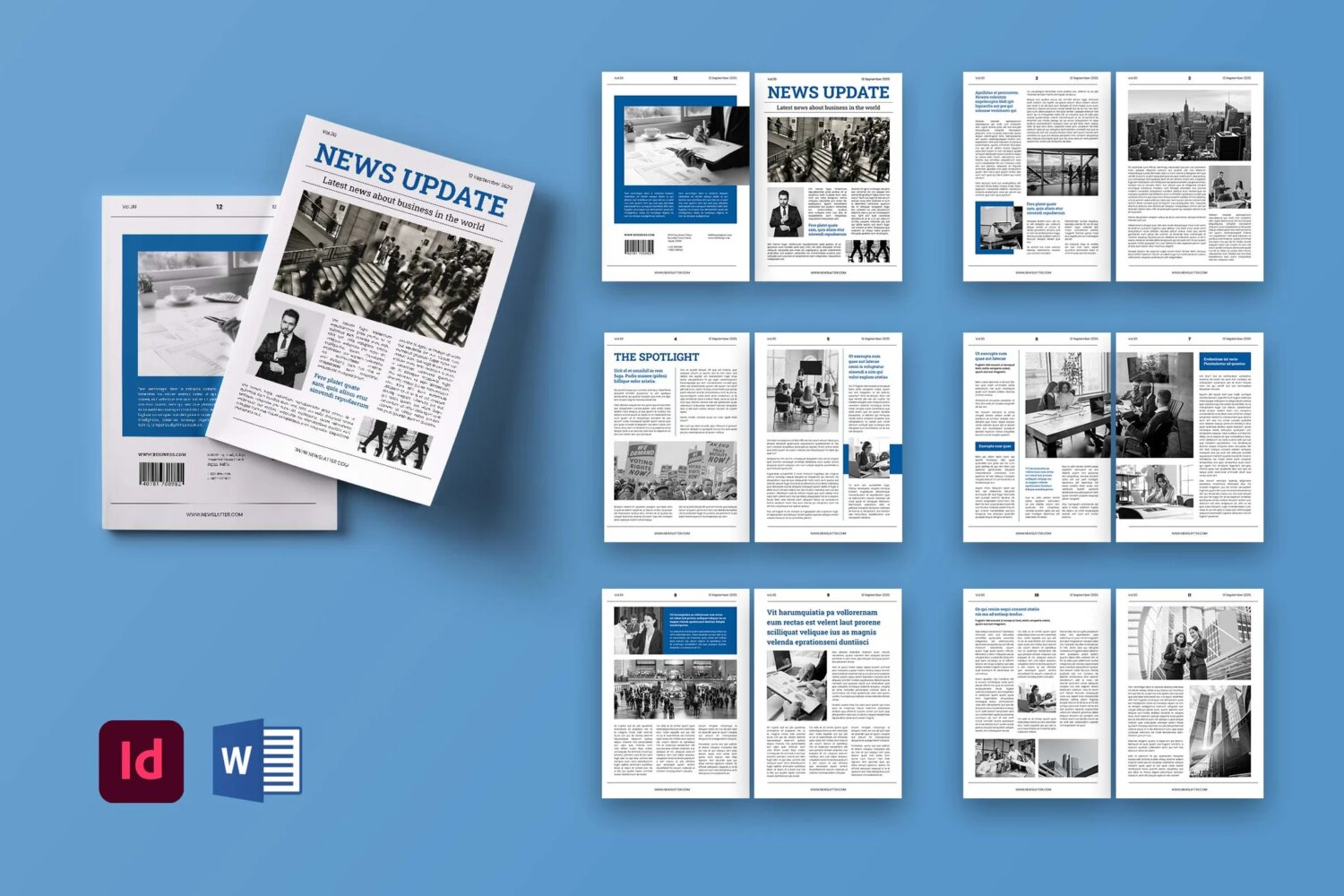 50+ Best InDesign Newsletter Templates (Free & Pro) 2025 - Theme Junkie