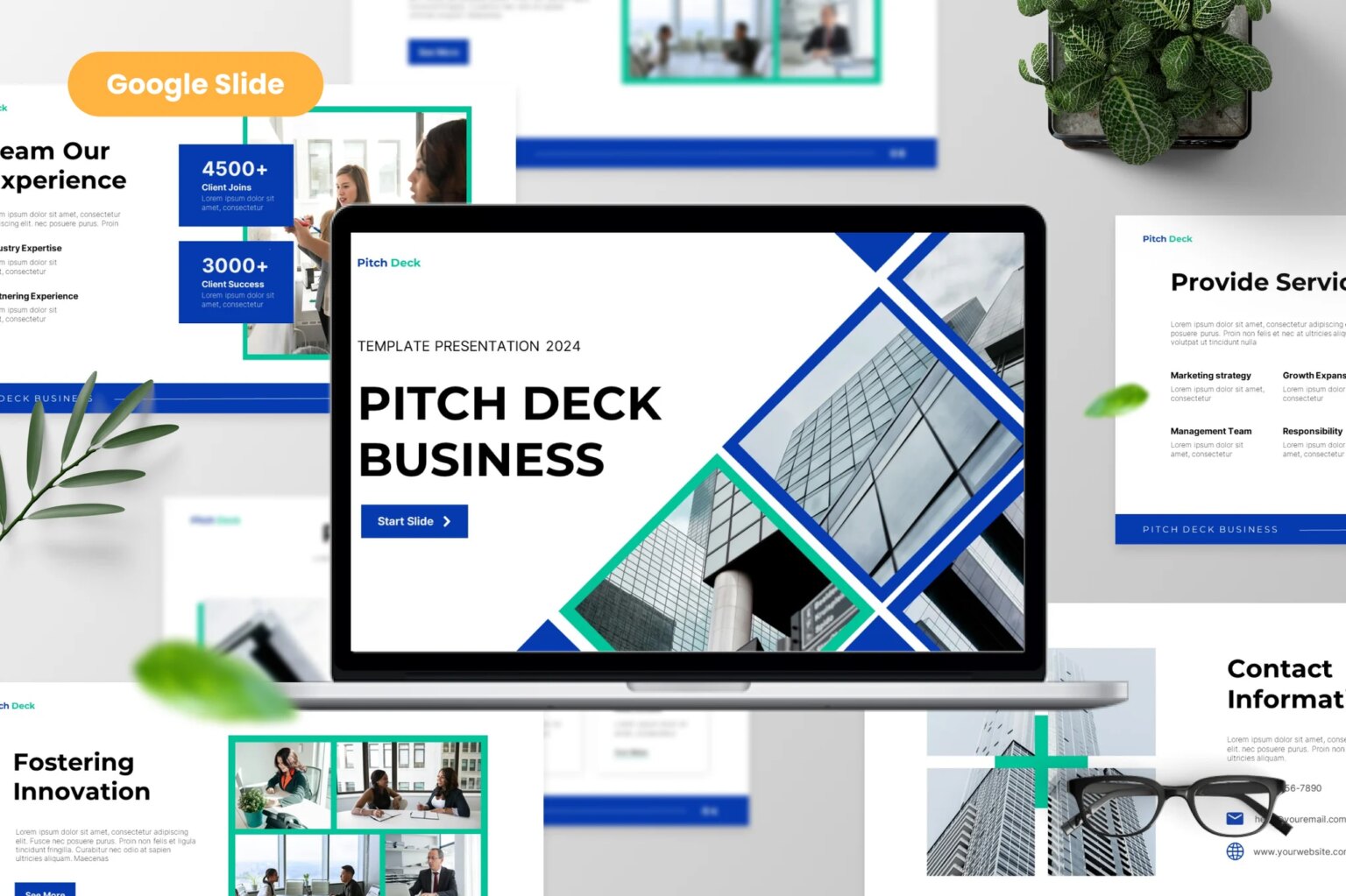 60+ Best Google Slides Pitch Deck Templates (Free & Pro) 2025 - Theme ...