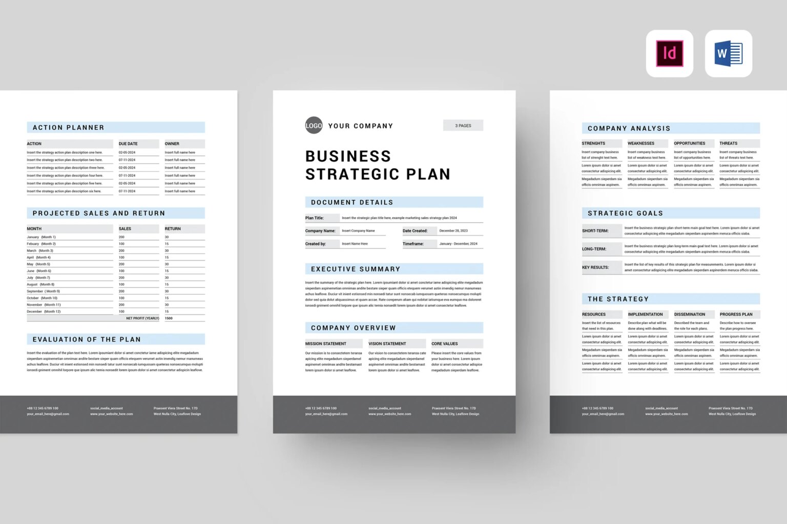 40+ Simple Business Plan Templates for Word for Startups + Funding 2025 ...