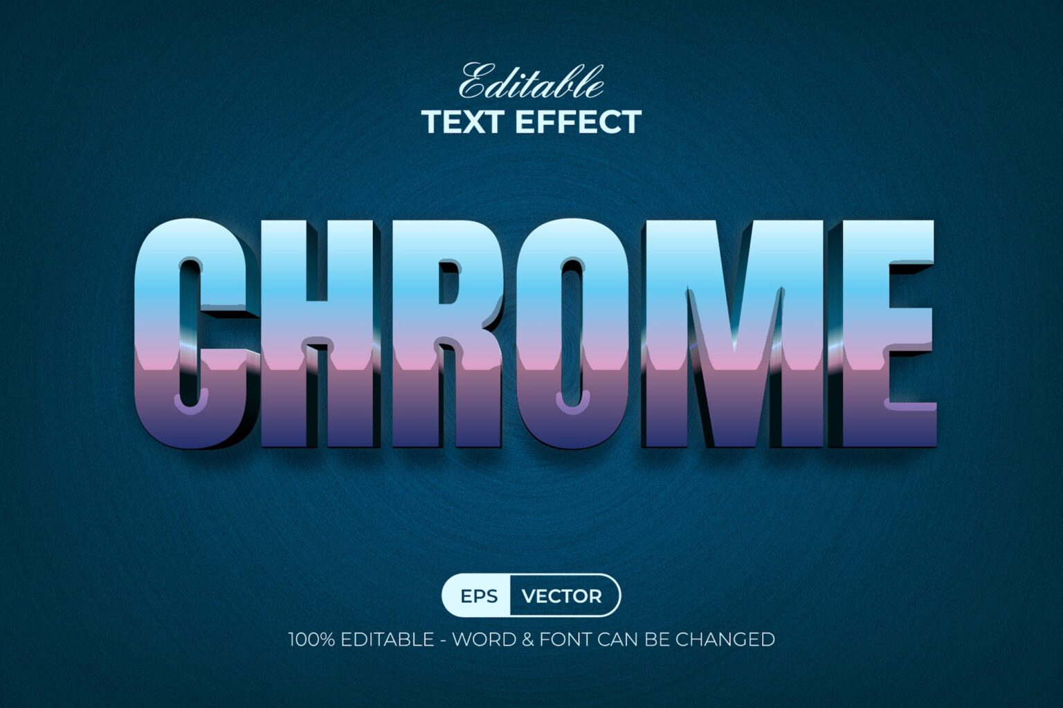 30+ Best Chrome Effect Photoshop Techniques for Metallic Shine - Theme ...