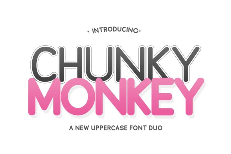 20+ Font Chunky Terbaik untuk Tipe Tebal dan Blok - desainae.com