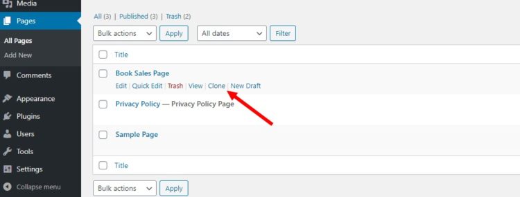 How To Create, Copy, and Duplicate a Page in WordPress - Theme Junkie