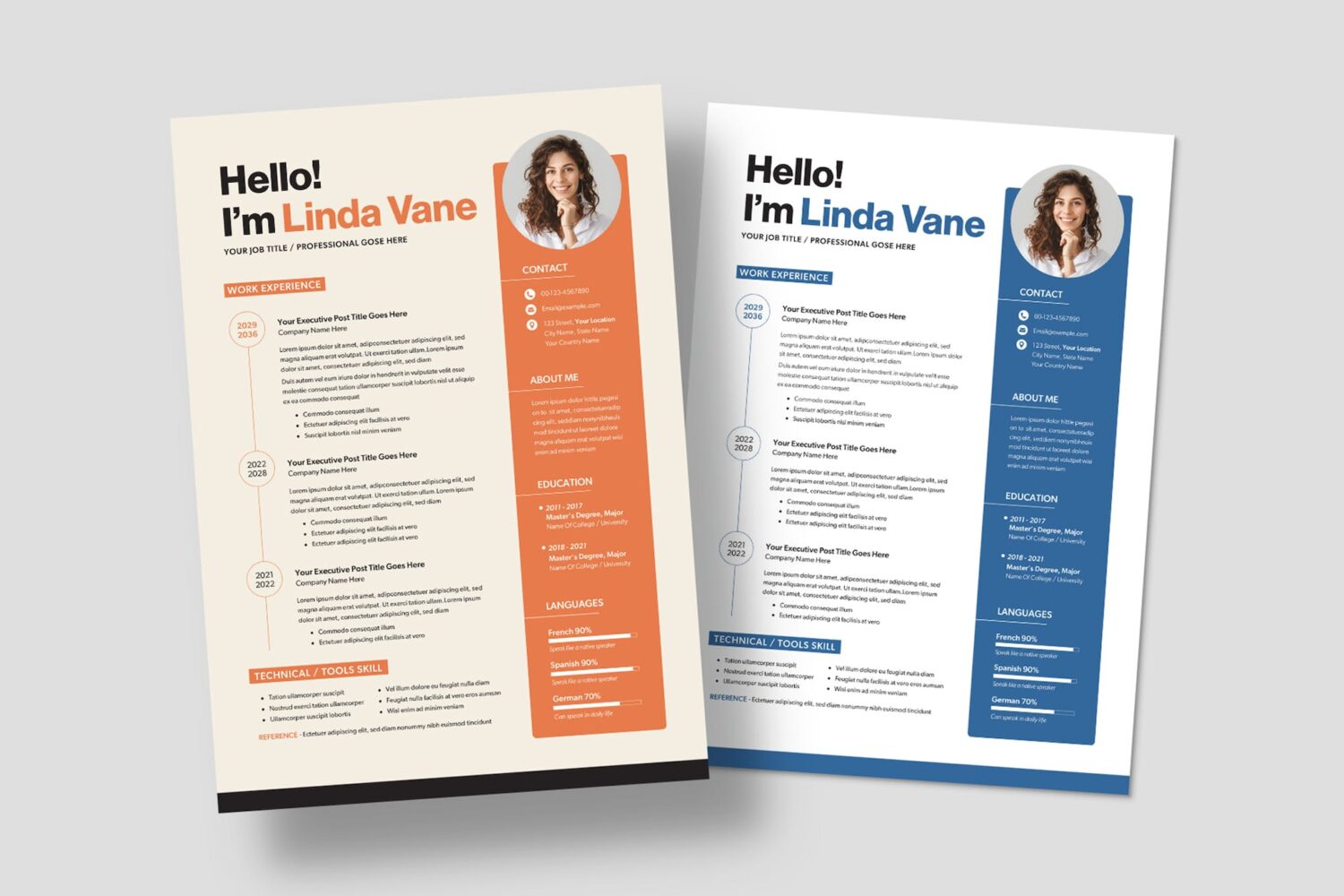 60+ Best InDesign Resume Templates (+ Free CV Templates) 2025 - Theme ...