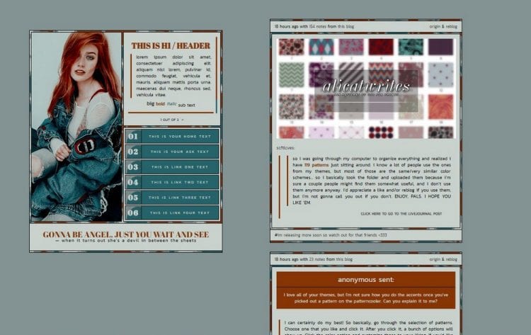 10+ Best Roleplay (RP) Tumblr Themes of 2025 - Theme Junkie