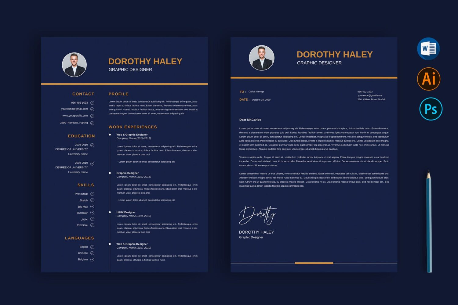 20+ Pro Cover Letter Templates for Microsoft Word 2025 - Theme Junkie