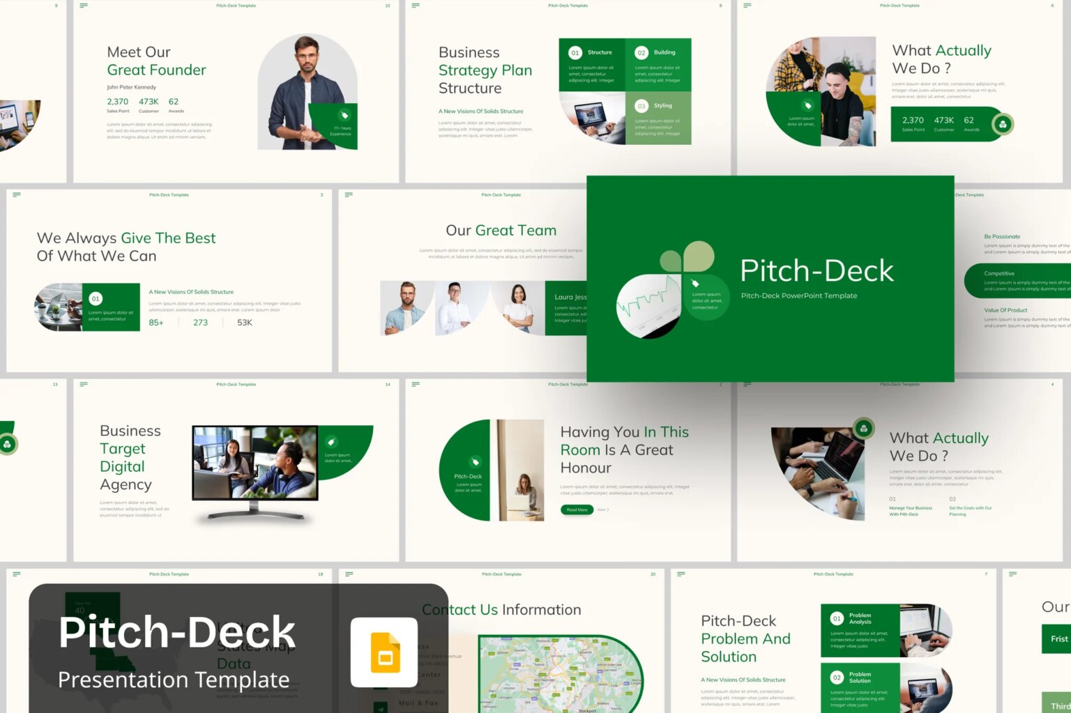 60+ Best Google Slides Pitch Deck Templates (Free & Pro) 2025 - Theme ...