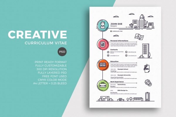 40+ Creative Resume Templates with Unique Designs - Theme Junkie