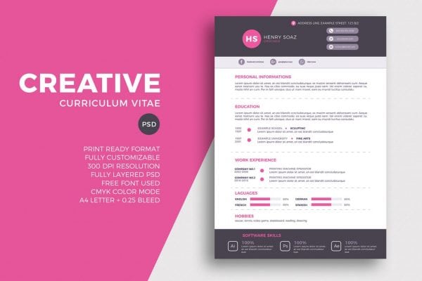 40+ Creative Resume Templates with Unique Designs - Theme Junkie