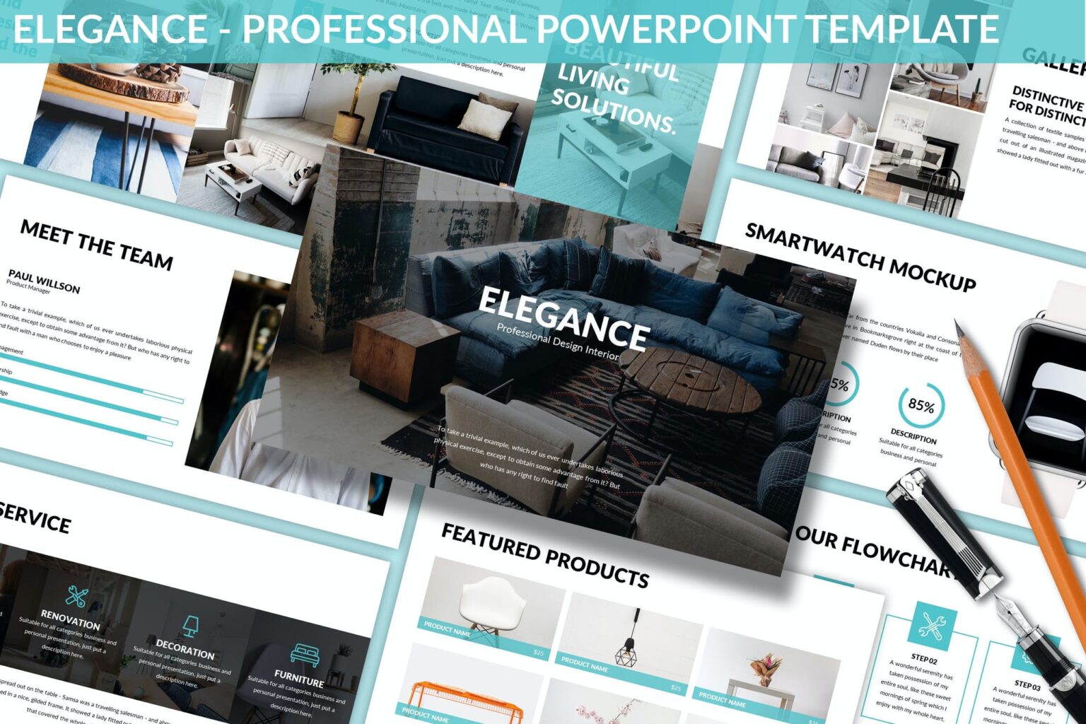 20+ Template PowerPoint Elegan Terbaik (Gratis & Pro) 2024 - desainae.com