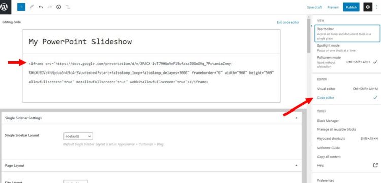 How to Embed a PowerPoint Presentation in WordPress (3 Easy Methods) - Theme Junkie