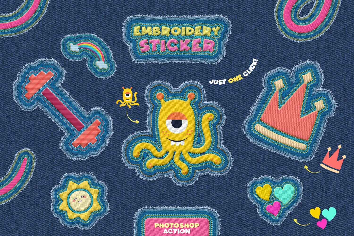 20+ Best Embroidery Photoshop Effects & Procreate Brushes - Theme Junkie
