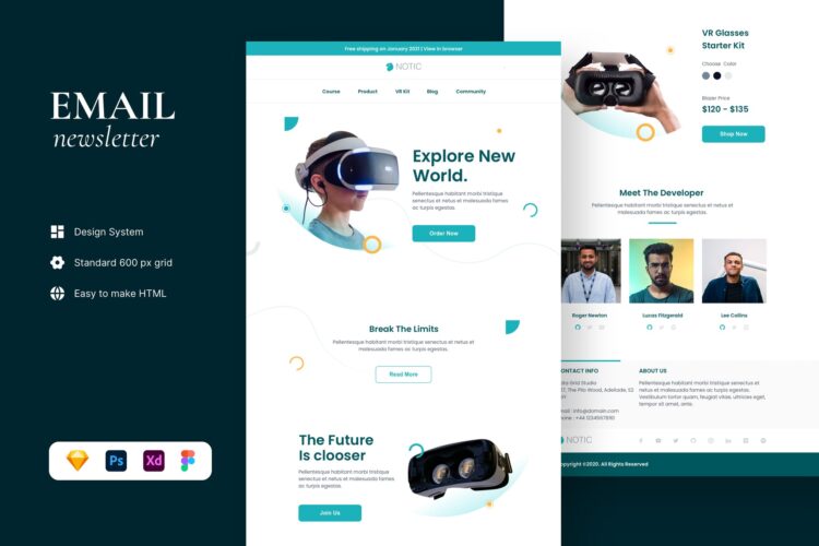 25+ Best Figma Email Templates (Figma for Email Design) - Theme Junkie
