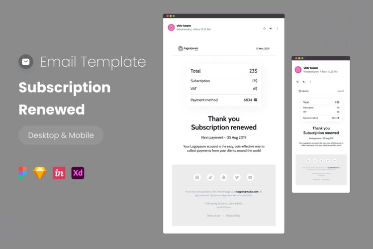 25+ Best Figma Email Templates (Figma for Email Design) - Theme Junkie