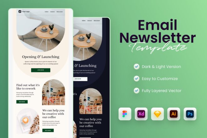 25+ Best Figma Email Templates (Figma for Email Design) - Theme Junkie